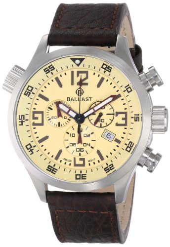 Ballast Men's BL-3103-05 Odin Analog Display Swiss Quartz Brown Watch ...