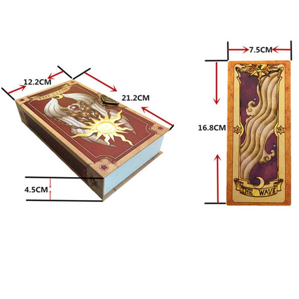 Mua Kivenda 60pcs Anime Clow Cards for Cardcaptor Tarot Cards Cosplay ...