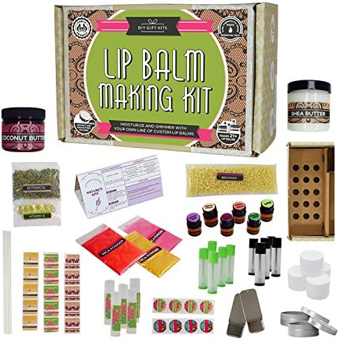 Deluxe Lip Balm Kit with Filling Tray, (77-Piece Set) For Making Your ...