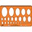 Large Ellipse Ellipses Shapes Figure Symbols Drafting Drawing Template ...