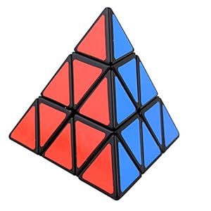 Amazon.com: Pyramid Brain Teaser Magic Rubik's Puzzle Cube Black ...