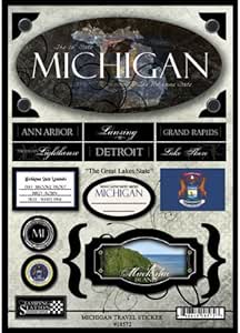 Amazon.com: Scrapbook Customs - United States Collection - Michigan ...