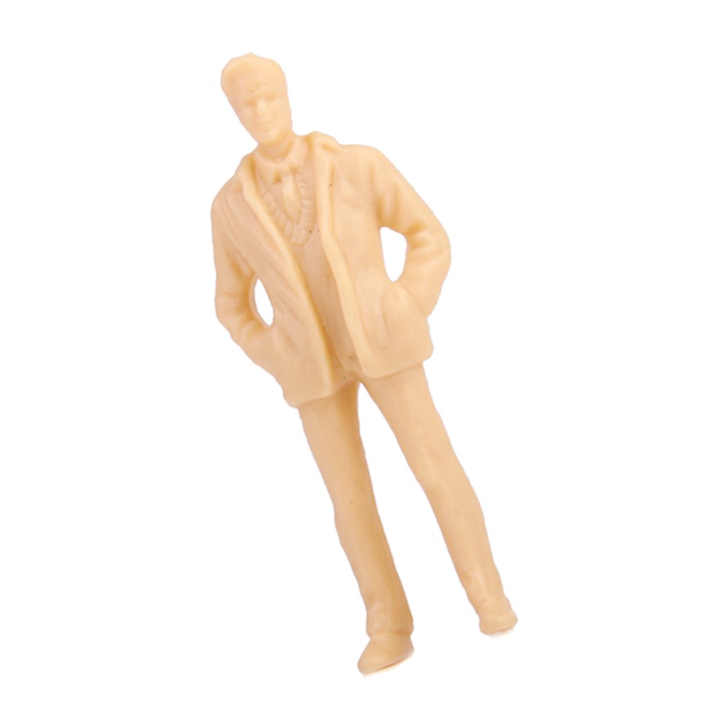 Amazon.com: 100pcs Unpainted Model Train People Figures Scale O (1 to ...