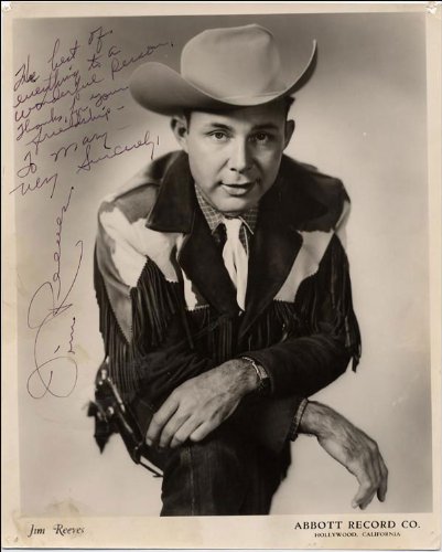 JIM REEVES AUTOGRAPH PHOTO PRINT: Amazon.co.uk: Kitchen & Home