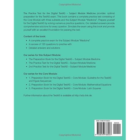 Mua 2nd Practice Test for the Digital TestAS – Subject Module Medicine ...