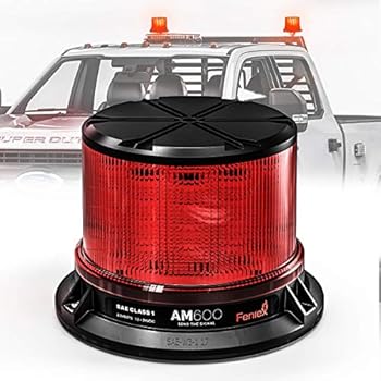 Amazon.com: Feniex AM600 High-Intensity LED Beacon, SAE Class 1 (Red ...