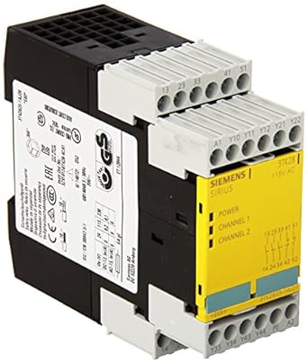 Siemens 3TK28 25-1AJ20 Safety Relay, For Emergency Stop and Protective ...