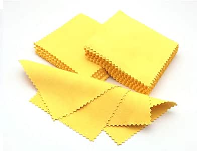 Amazon.com: JIALEEY 50 Pack Jewelry Cleaning Cloth Polishing Cloth for ...