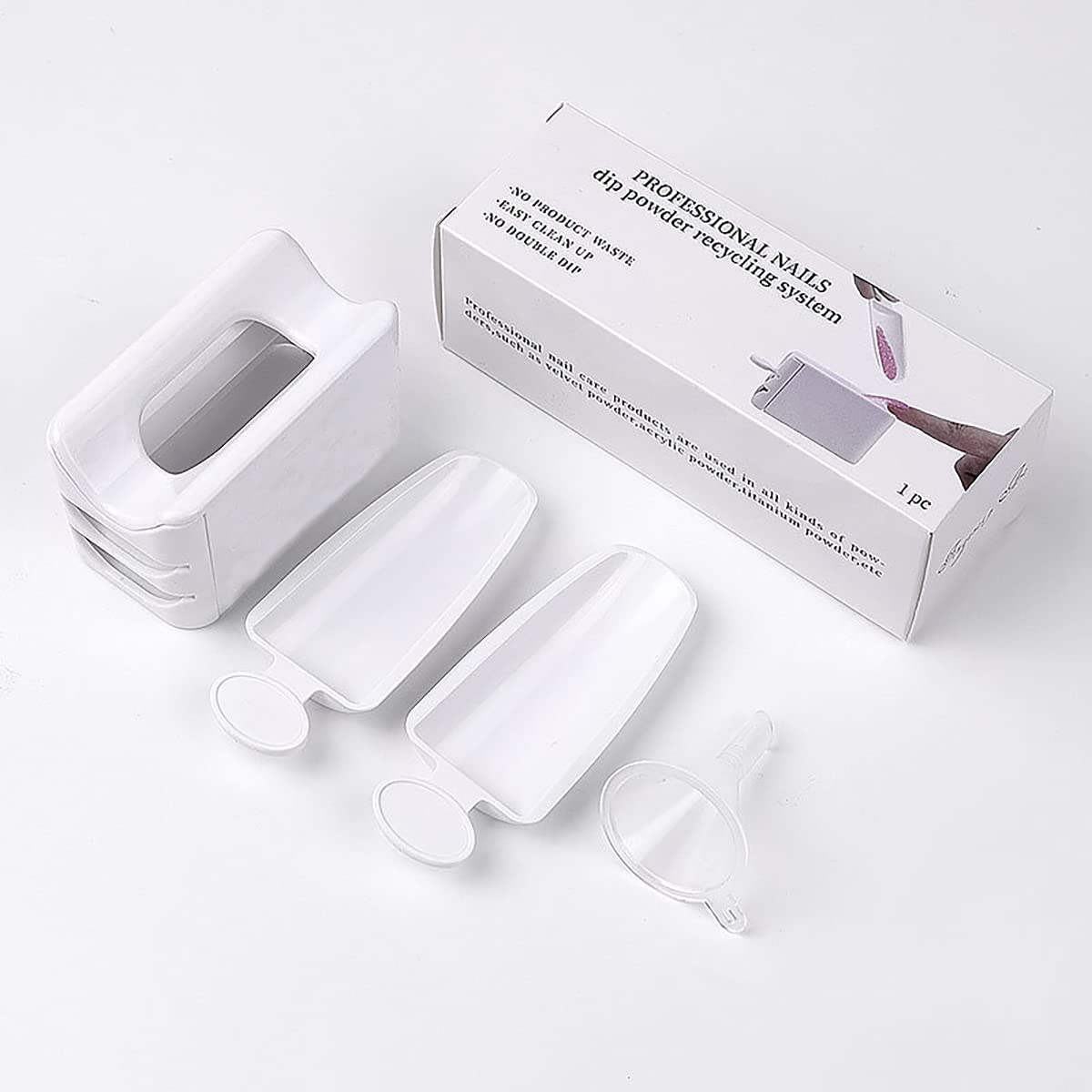 Dip Powder Recycling Tray System Nail Dip Tray Nail Powder Container ...