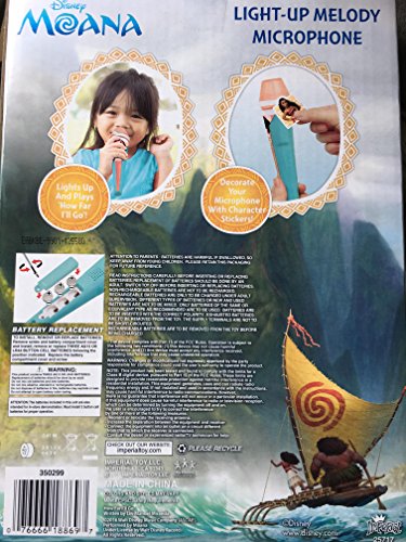 Moana Disney Light-up Melody Microphone - Want It All