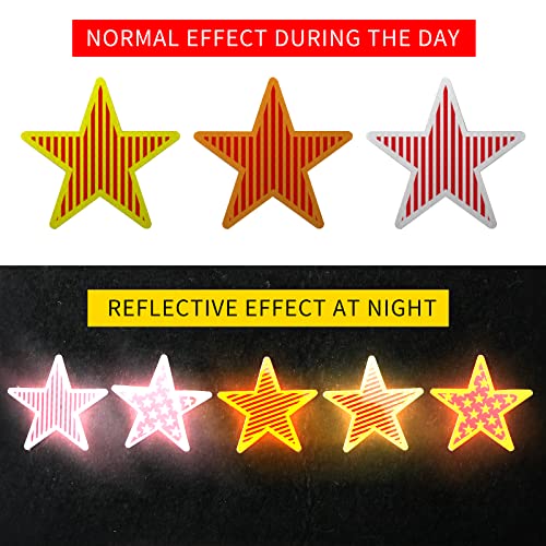 Reflective Safety Warning Stickers Waterproof Reflective Tape, Night ...