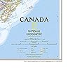 National Geographic Canada Wall Map - Classic - Laminated (38 x 32 in ...