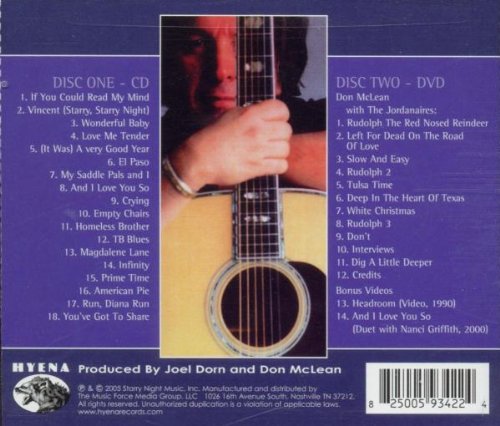 Don McLean Album: «Rearview Mirror (Bonus Dvd)»