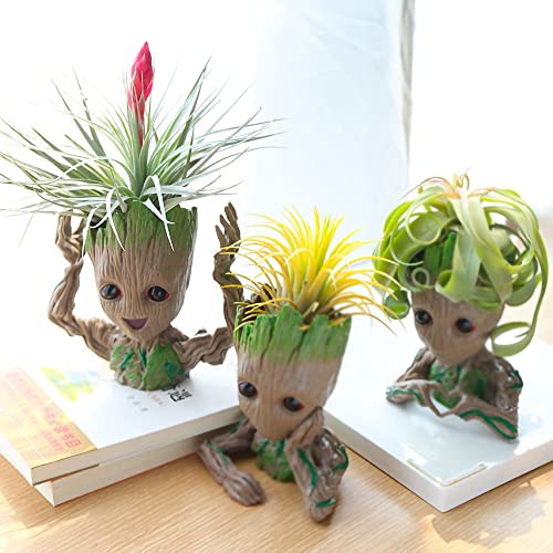 Baby Groot Planter Flower Pot - Baby Groot Head Flower & Succulent ...