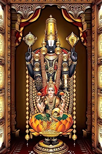Buy Wallpics® Tirupati Balaji - Lord Venkateswara Swamy Hindu Religious ...