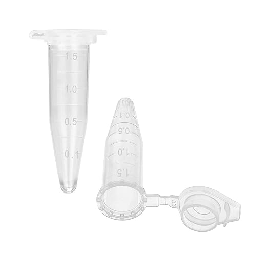 FveBzem 500pcs 1.5ml Conical Centrifuge Tubes Microcentrifuge Tube ...