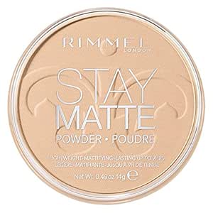 Amazon.com : Rimmel Stay Matte Pressed Powder, Creamy Natural, 0.49 ...