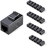 Amazon.com: ZOERAX RJ45 Cat6 Keystone Coupler, 12-Pack Female to Female ...