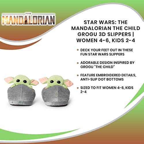 Star Wars: The Mandalorian The Child Grogu 3D Slippers | Baby Yoda ...