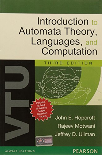 Introduction to Automata Theory, Languages and Computation, 3/e: For ...