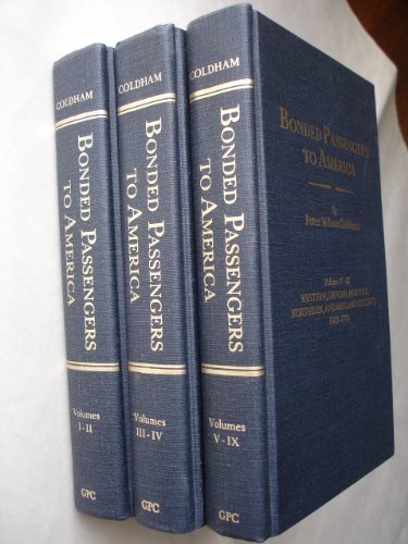 Amazon.com: Bonded Passengers to America (9 Volumes): 9780806310008 ...