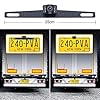 Xroose S2 HD Wired Backup Camera, 149° Wide Field of View License Plate ...
