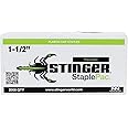 Amazon.com: Cap Staples, 1-1/2" StaplePac, 1" Caps, 7/16" Crown Staples ...