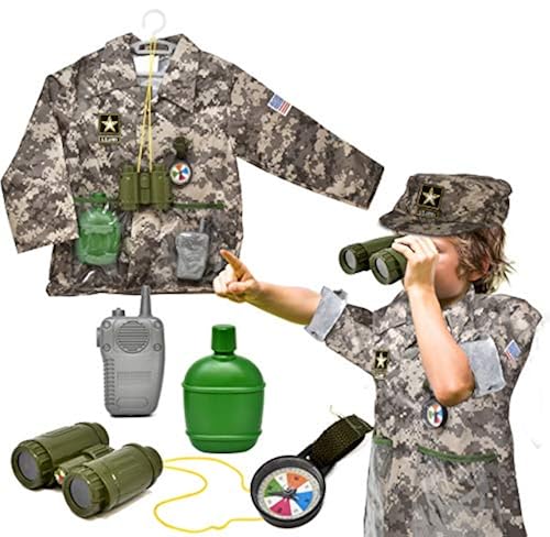 US Army Kids Army Soldier Costume Children's Deluxe Combat Military ...