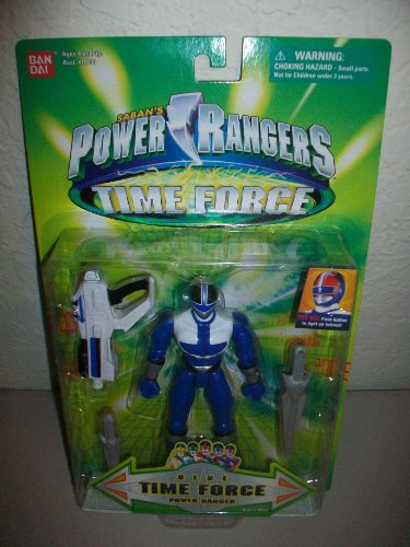 Power Rangers Time Force Blue Ranger MOSC MOC Bandai 2001 - Import It All