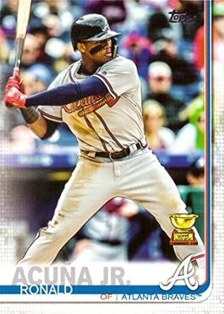 Amazon.com: 2019 Topps Series 1 - Ronald Acuna Jr - Rookie Cup ...
