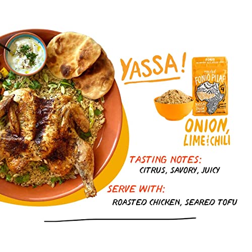 Yolélé Fonio Grain Pilaf Mix Ancient African Supergrain Gluten-Free ...