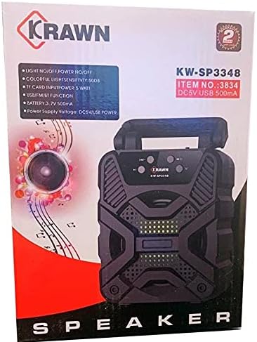 KRAWN KW-SP3348 SPEAKER price in Saudi Arabia | Amazon Saudi Arabia ...