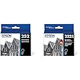 Amazon.com: Epson T232 Black Ink Cartridge, High Capacity & T232 Black ...