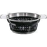 Amazon.com: Rosle Stainless Steel Collapsible Colander, 10-inch, Black ...