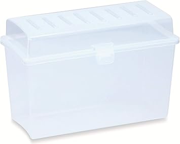 Alpina Cracker Storage Container Plastic Cracker Crispbread Box Clear ...