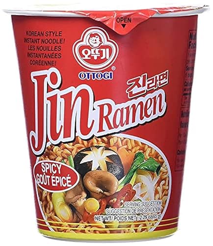 [OTTOGI] JIN RAMEN KOREAN STYLE INSTANT NOODLE, RICH SPICY FLAVOR ...