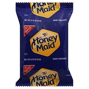 Amazon.com: Honey Maid Graham Crackers, Individually Wrapped 0.73 Ounce ...