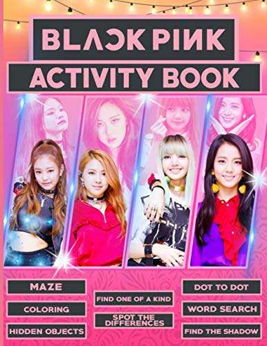 Buy Blackpink Activity Book: The Crayola Coloring, Find Shadow, Word ...