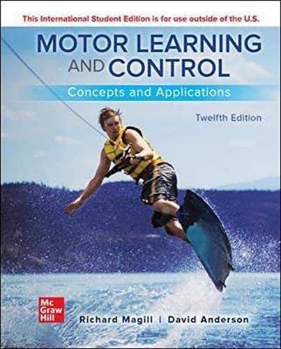 Motor Learning & Control Concepts: Magill, Richard, Anderson, David ...