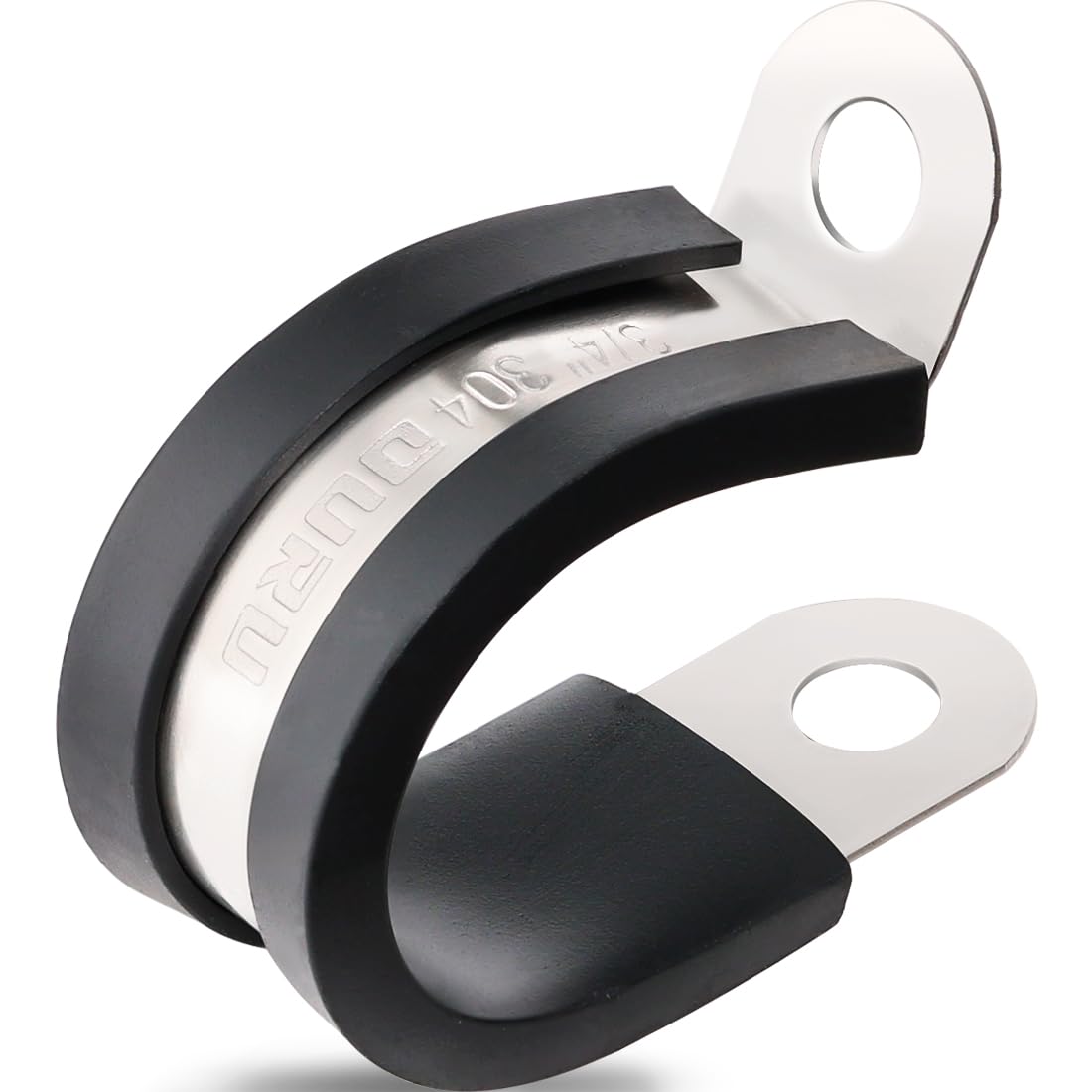 OURU 100PCS Cable Clamps 3/4 Inch 304 Stainless Steel Cable Clamps ...