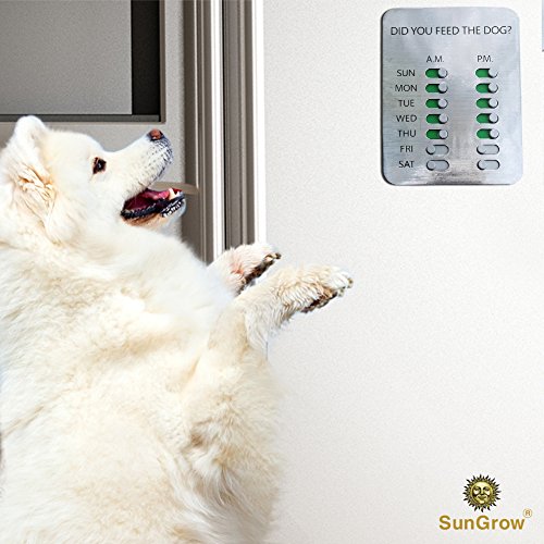 Feeding You Lies Fydun Magnetic Pet Feeding Reminder Chart - White ...