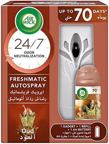 Air Wick Freshmatic Freshner Autospray Kit (1 Gadget, 1 Refill and AA ...