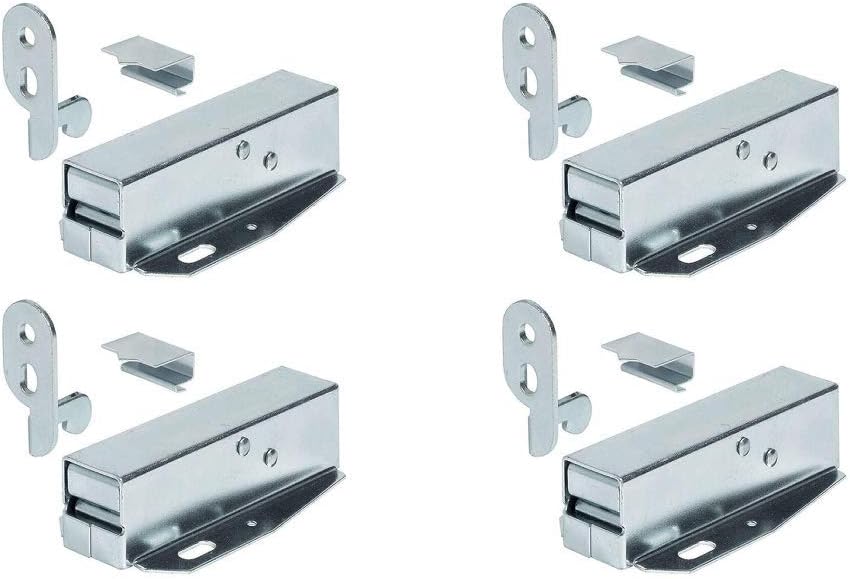x4 Tutch Latch Automatic Spring Catch for Press to Open Cupboard Doors ...