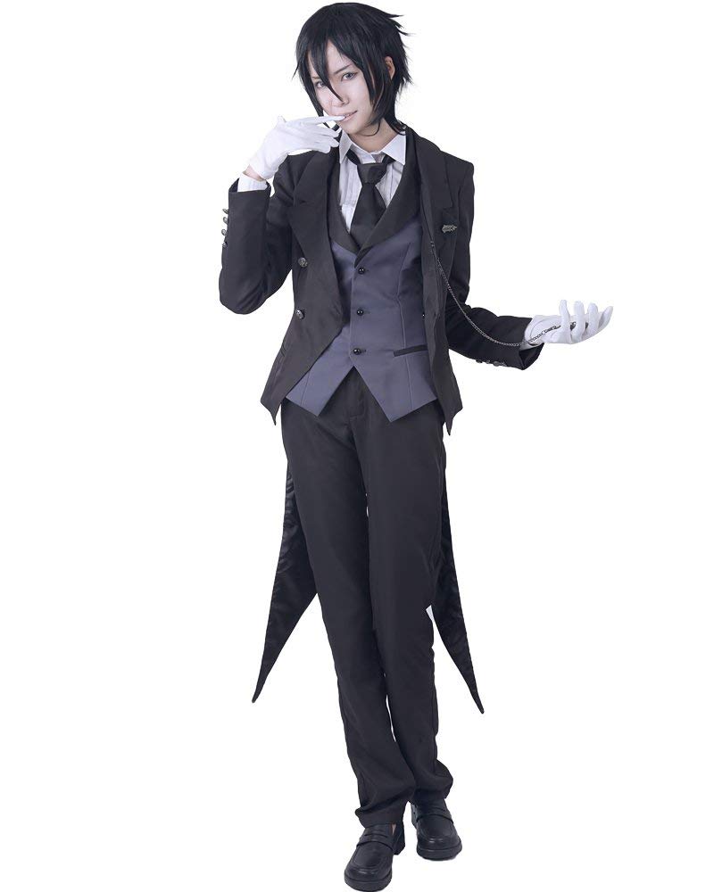 Mua miccostumes Men's Costume Anime Butler Cosplay Outfit Double ...