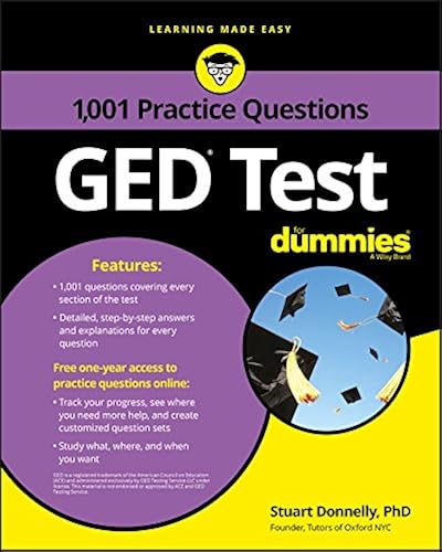 GED Test: 1,001 Practice Questions For Dummies in Oman | Whizz GED