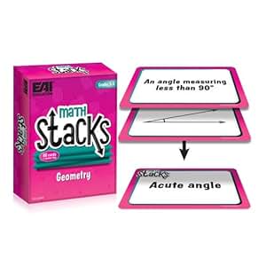 Amazon.com: EAI Education Math Stacks Geometry Game: Grades 3-5: Toys ...