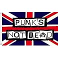 Amazon.com : AZ FLAG Punks not Dead Flag 3' x 5' - UK Punk - Union Jack ...