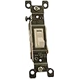 Leviton 1451-2W White 15 amps Single Pole Toggle AC Quiet Switch 1 pk ...