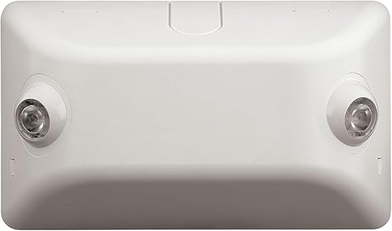 Dual-Lite EVR2 LED Emergency Light, 4W Double Head Remote Indoor 88 ...