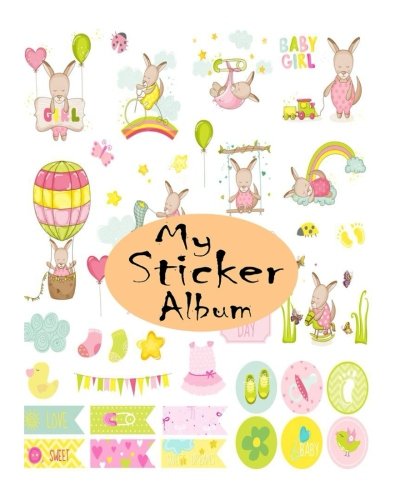My Sticker Album: Blank Sticker Book My Sticker Album Journal 8x10 120 ...